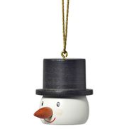 Baumbehang Schneemannkopf bunt BxTxH= 3x4,5x4cm NEU Christbaum ...