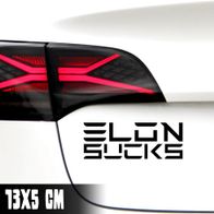 Auto Aufkleber "Elon Sucks" Tesla Elon Musk Vinyl Sticker #0309 kaufen ...