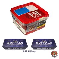 L&M Rot Volumentabak à 120g, 400 Buffalo Blau Hülsen kaufen bei Hood.de