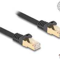Delock RJ45 Netzwerkkabel mit Geflechtmantel Cat.6A S/FTP kaufen bei ...