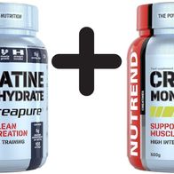 2 x Nutrend Creatine Monohydrate Creapure - 500g kaufen bei Hood.de