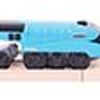 Blaue Lokomotive " allard" (batteriebetrieben) kaufen bei Hood.de