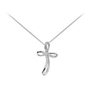 Frau Oro – DHPF7368 – Kreuz aus Weißgold und Diamanten kaufen bei Hood ...
