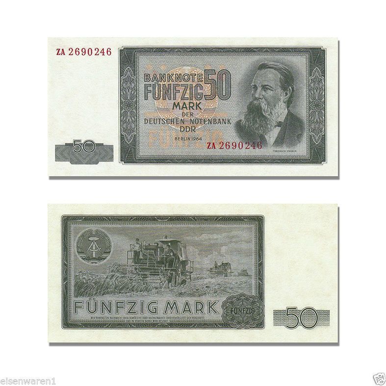 DDR Geldscheine 1964, von 5 bis 100 DDR Mark, TOP Reproduktion kaufen ...