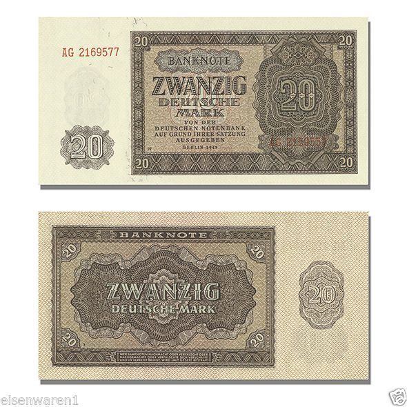 DDR Geldscheine von 1948 Deutsche Notenbank , TOP Reproduktionen kaufen ...