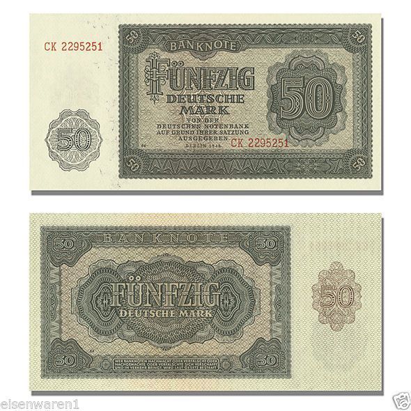 DDR Geldscheine von 1948 Deutsche Notenbank , TOP Reproduktionen kaufen ...