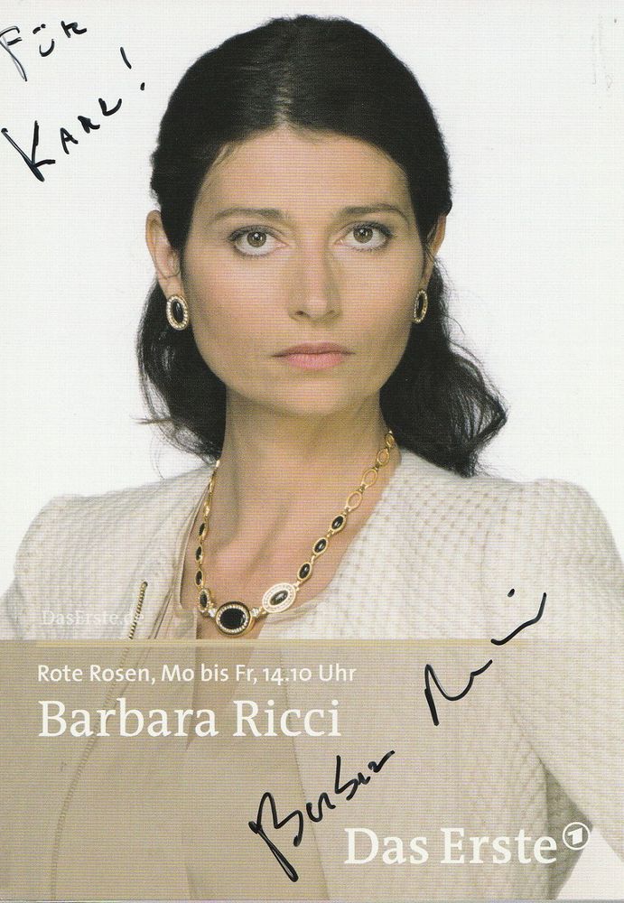 Barbara Ricci (Rote Rosen ) - persönlich signiert kaufen bei Hood.de
