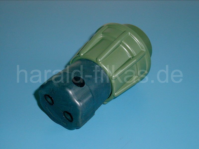 NATO Stecker grün VDA 72593, VG 96917, 35mm² mit Schraubring 42 Volt ...