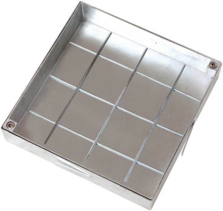 Schachtabdeckung ECO Schachtdeckel Verzinkt AUßENMAß und Höhe wählbar ...