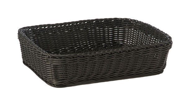 APS Brotkorb Brötchenkorb Systemkorb Buffetkorb 40 x 30 x 10 cm schwarz ...