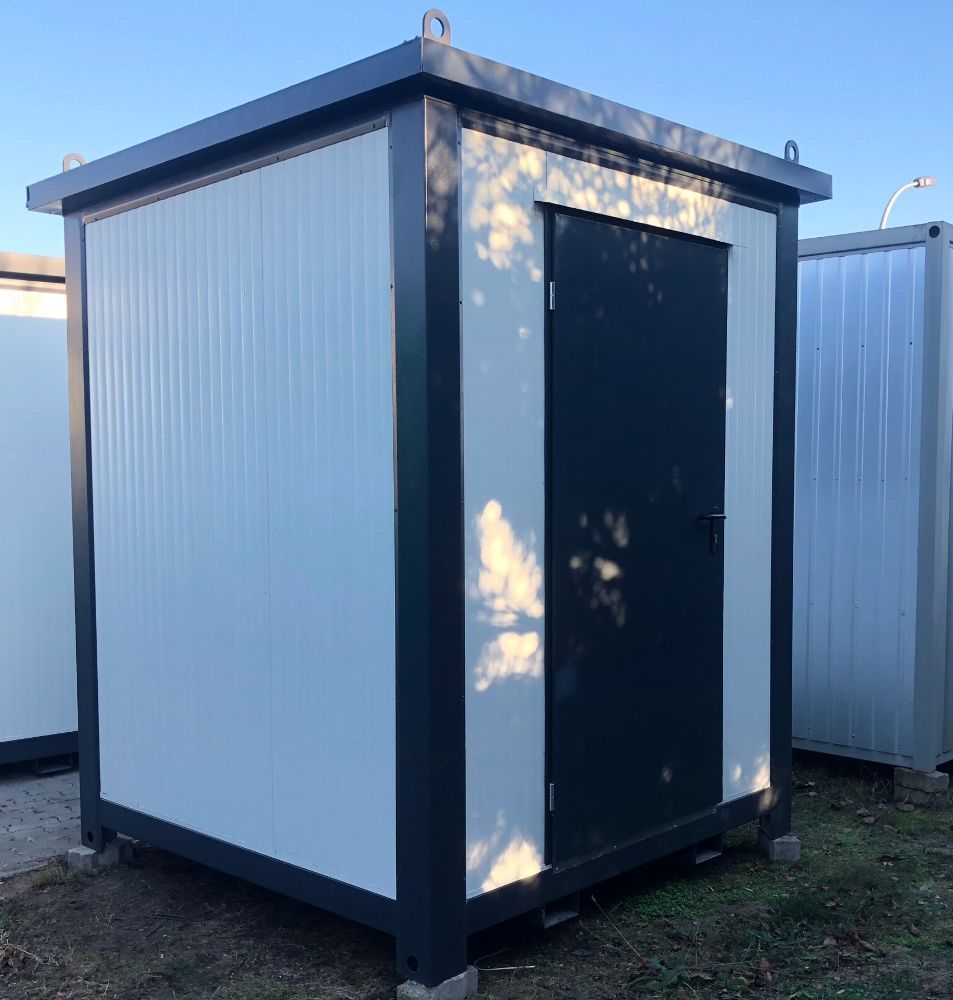 Container Bürocontainer, Einzelcontainer, Pförtnerhaus 2x2 Meter - 4m² ...