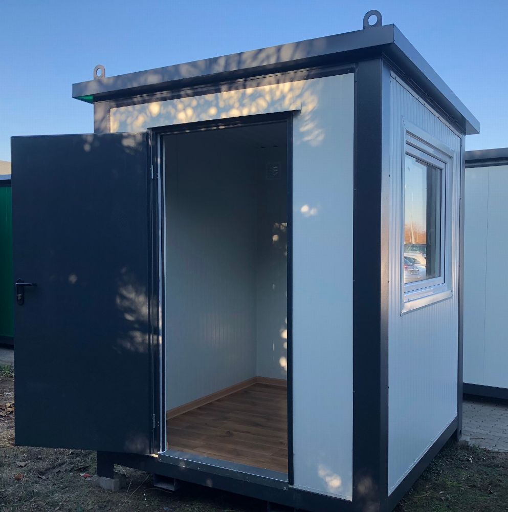 Container Bürocontainer, Einzelcontainer, Pförtnerhaus 2x2 Meter - 4m² ...