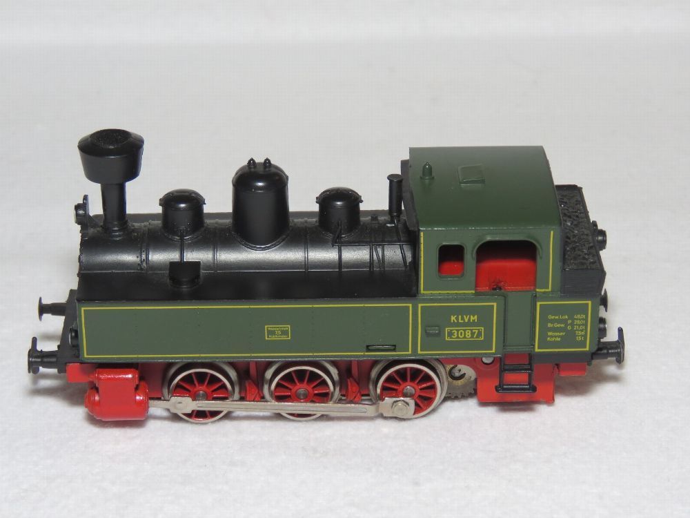 Märklin 3087 - Dampflok - KLVM - HO - 1:87 - Originalverpackung - Nr ...