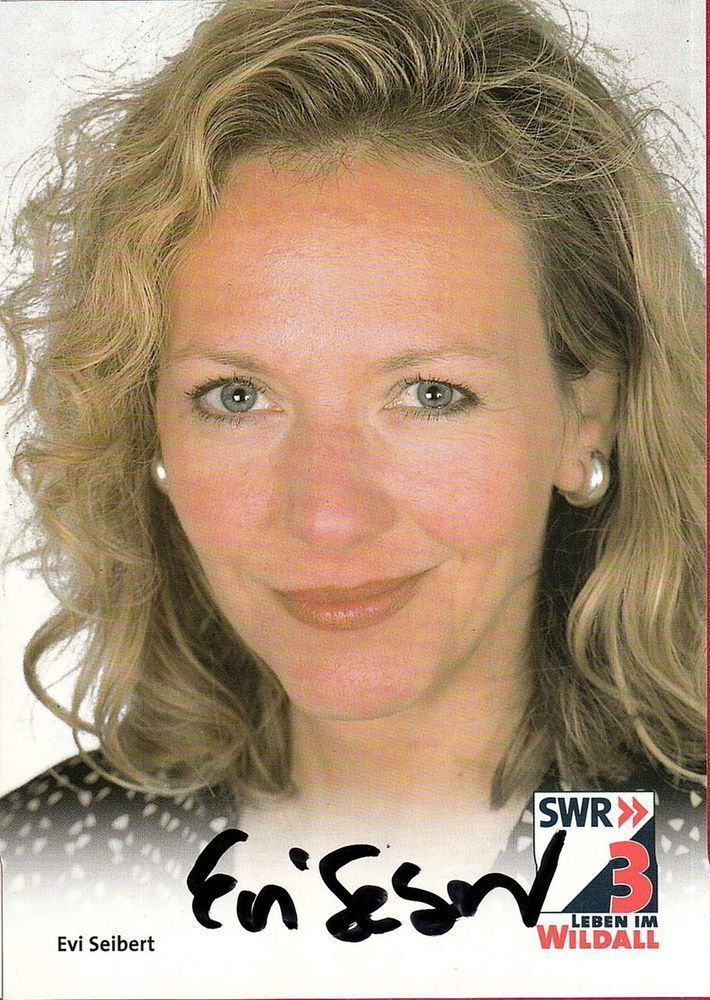 Evi Seibert (deutsche Moderatorin - SWR) - persönlich signiert kaufen ...
