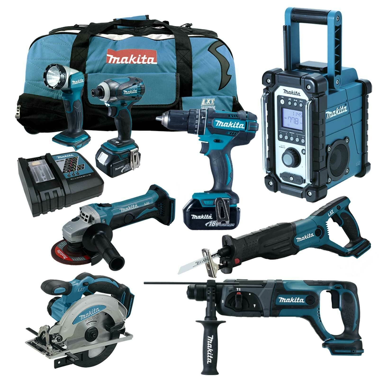 Makita DHP482 RTJ Schlag-Bohrschrauber 18V Akku Combo Kit Set inkl ...