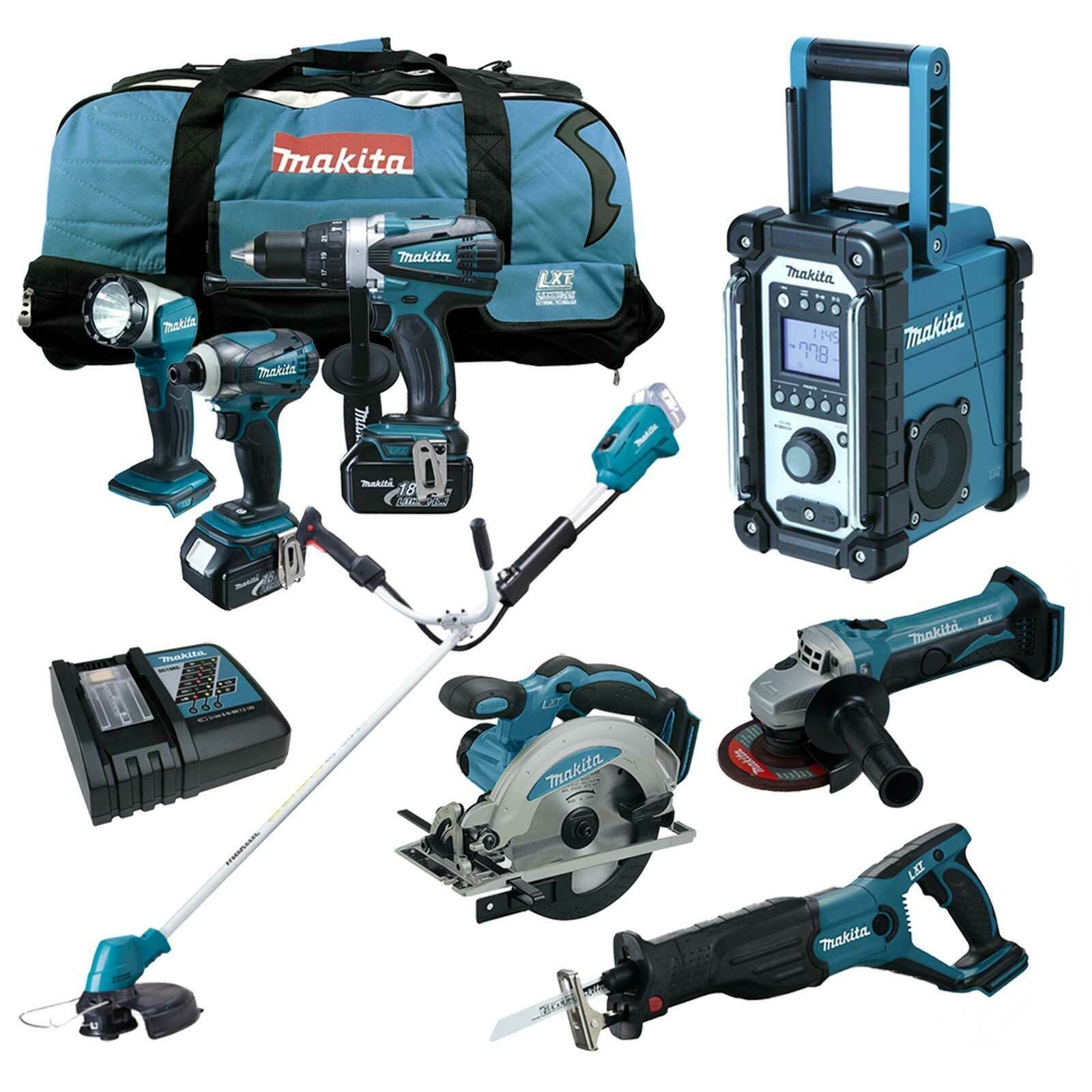 MAKITA DUR182 LRFE Rasentrimmer 18V COMBO KIT (individuelles Set ...