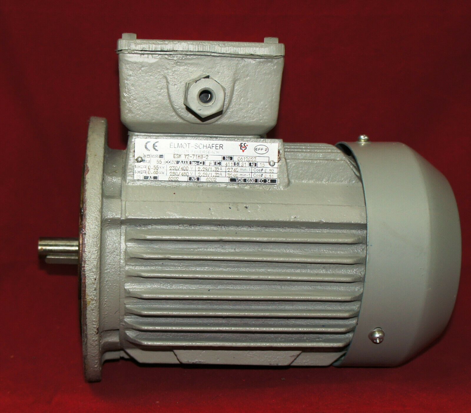 ELMOT Schäfer - ESM Y2-71 MB-2 Elektromotor Motor Flanschmotor 230/400V ...