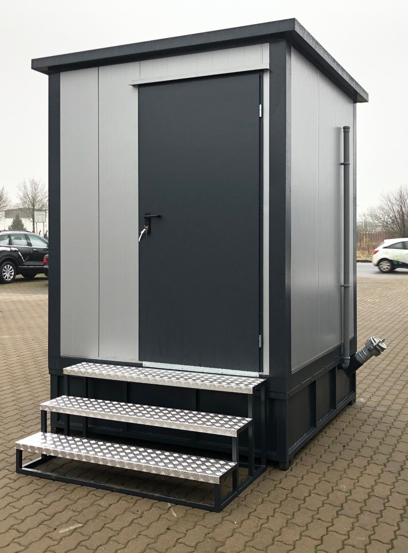 WC Container Toilette WC Box Kabine Sanitärcontainer + Fäkalientank ...