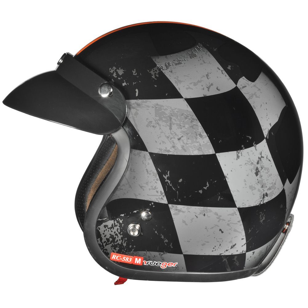 RC-583 Jethelm Motorradhelm Chopper Jet Vespa Sturz Roller Bobber Helm ...