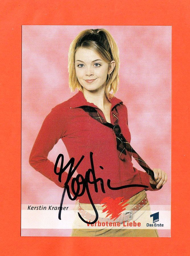 Kerstin Kramer (Verbotene Liebe ) - persönlich signiert (2) kaufen bei ...