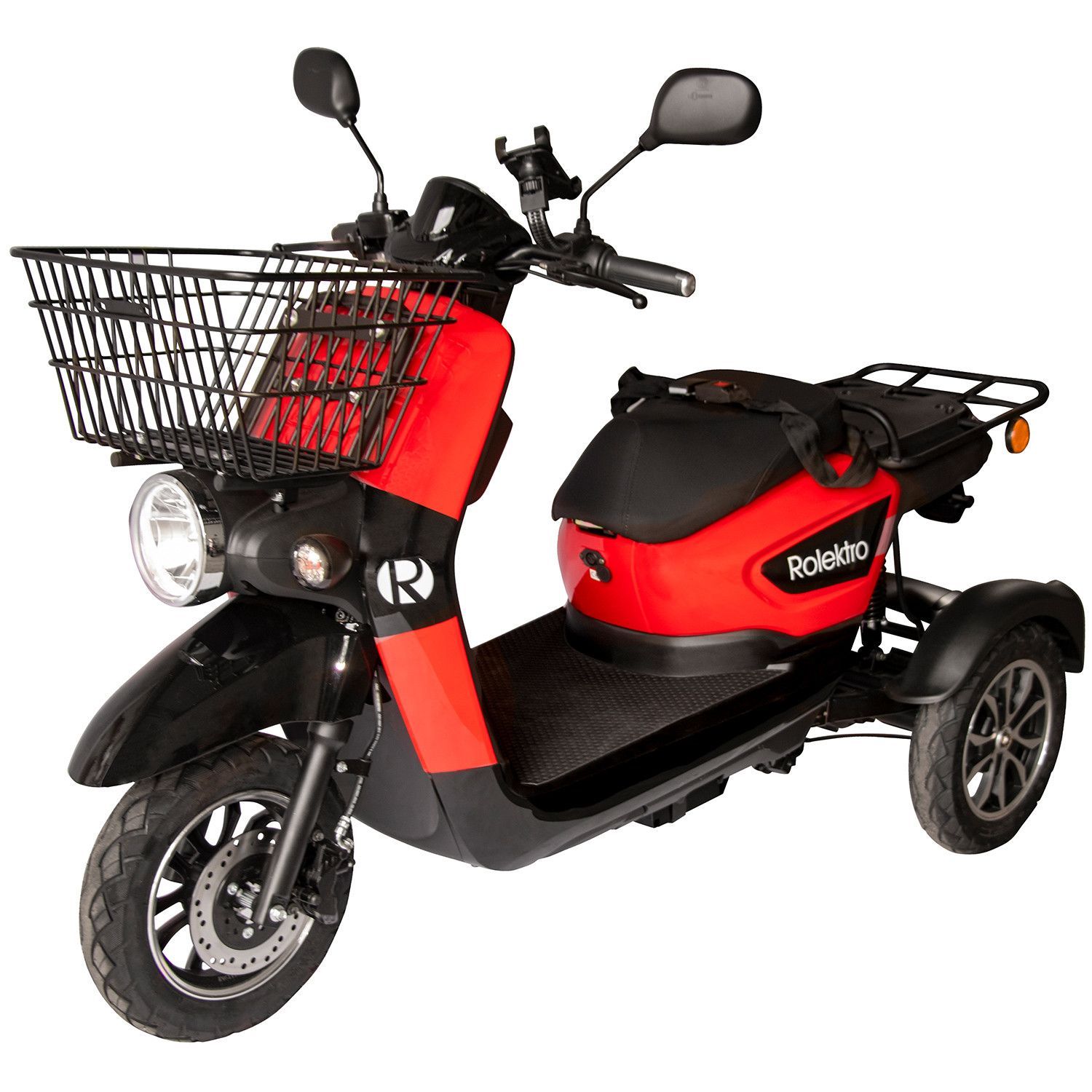 Rolektro E-Carrier-25 Elektroroller 1000W Dreirad 25kmh 3-Rad ...