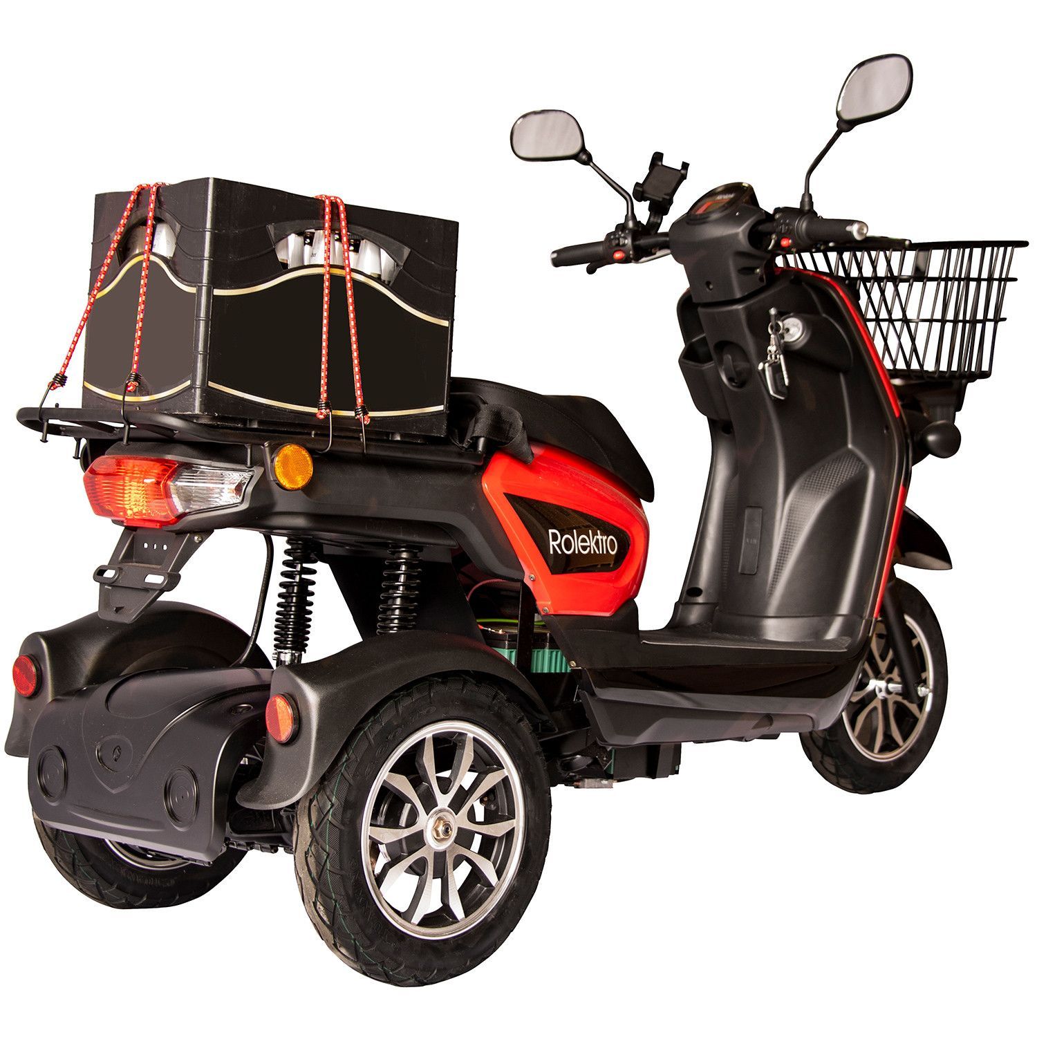 Rolektro E-Carrier-25 Elektroroller 1000W Dreirad 25kmh 3-Rad ...