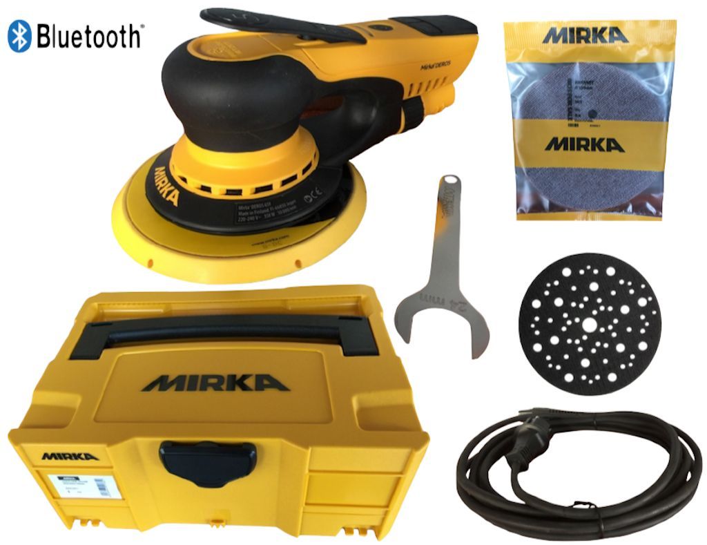 Mirka Deros 650CV Exzenter Schleifmaschine im Systainer - Teller 150 mm ...