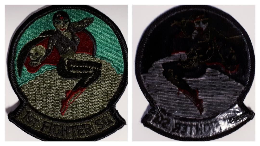 USA Aufnäher Patch USAF US Air Force 1st Fighter Squadron kaufen bei ...