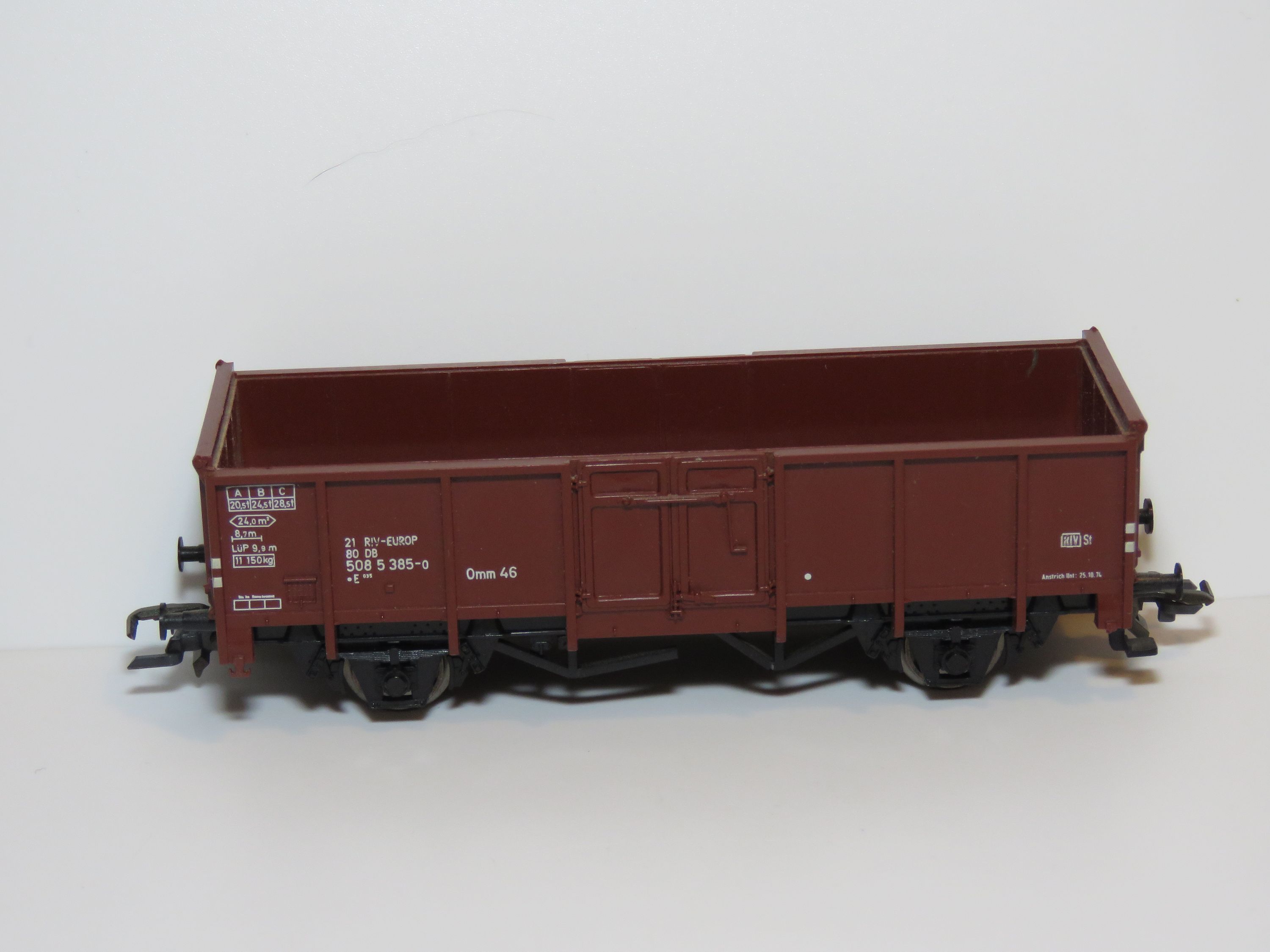 Trix 3676 - Hochbordwagen 508 5 385-0 DB - Güterwagen - HO - 1:87 ...