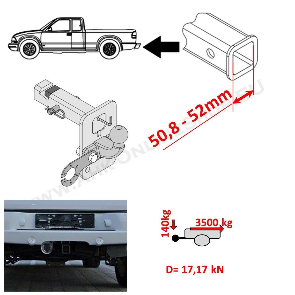 Dodge Ram 1500 Anhangerkupplung