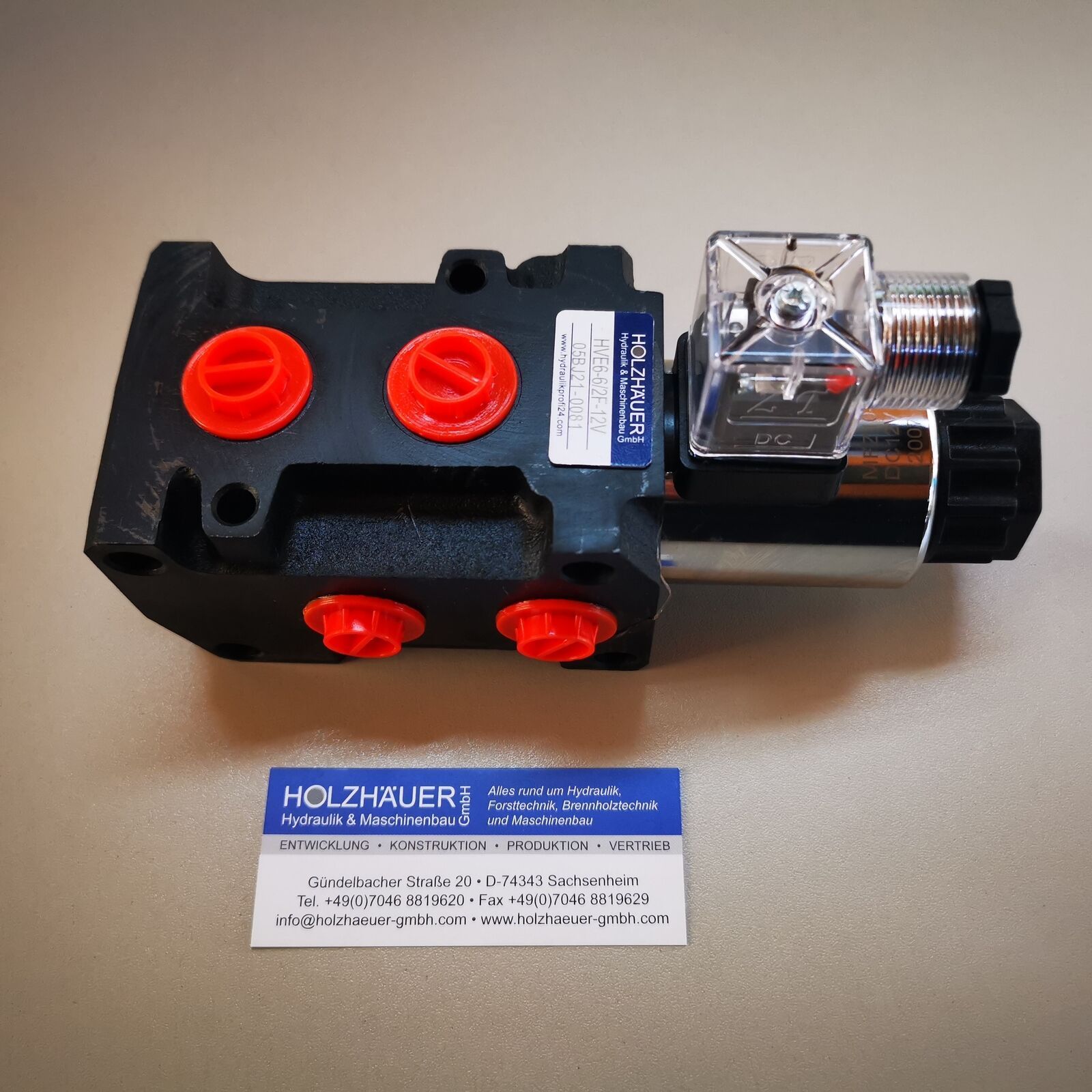 Hydraulikventil flanschbar 6/2 Wege Wechselventil Umschaltventil 60L ...