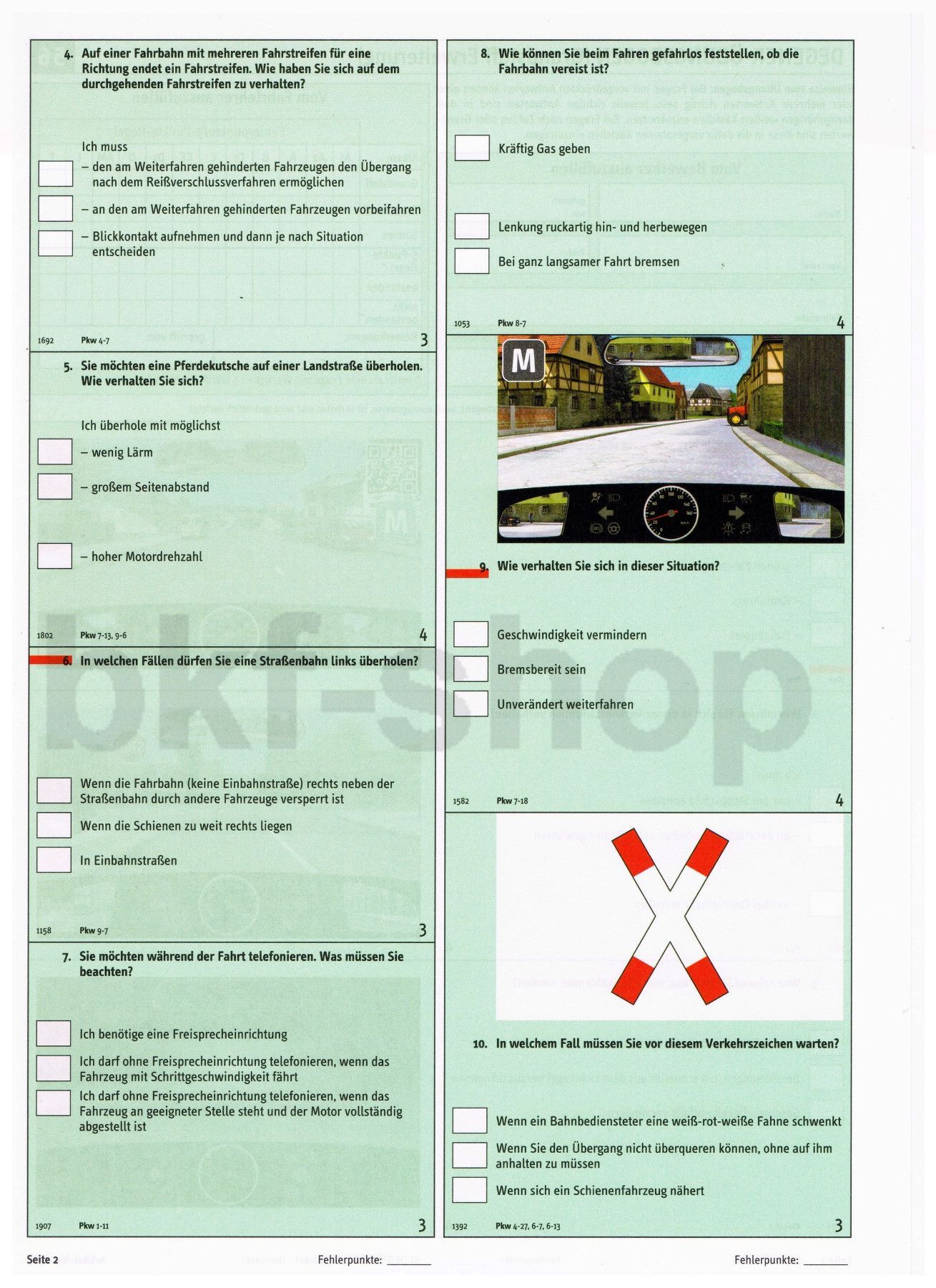 Fuhrerschein Fragebogen Zum Ausdrucken 2019 Pdf