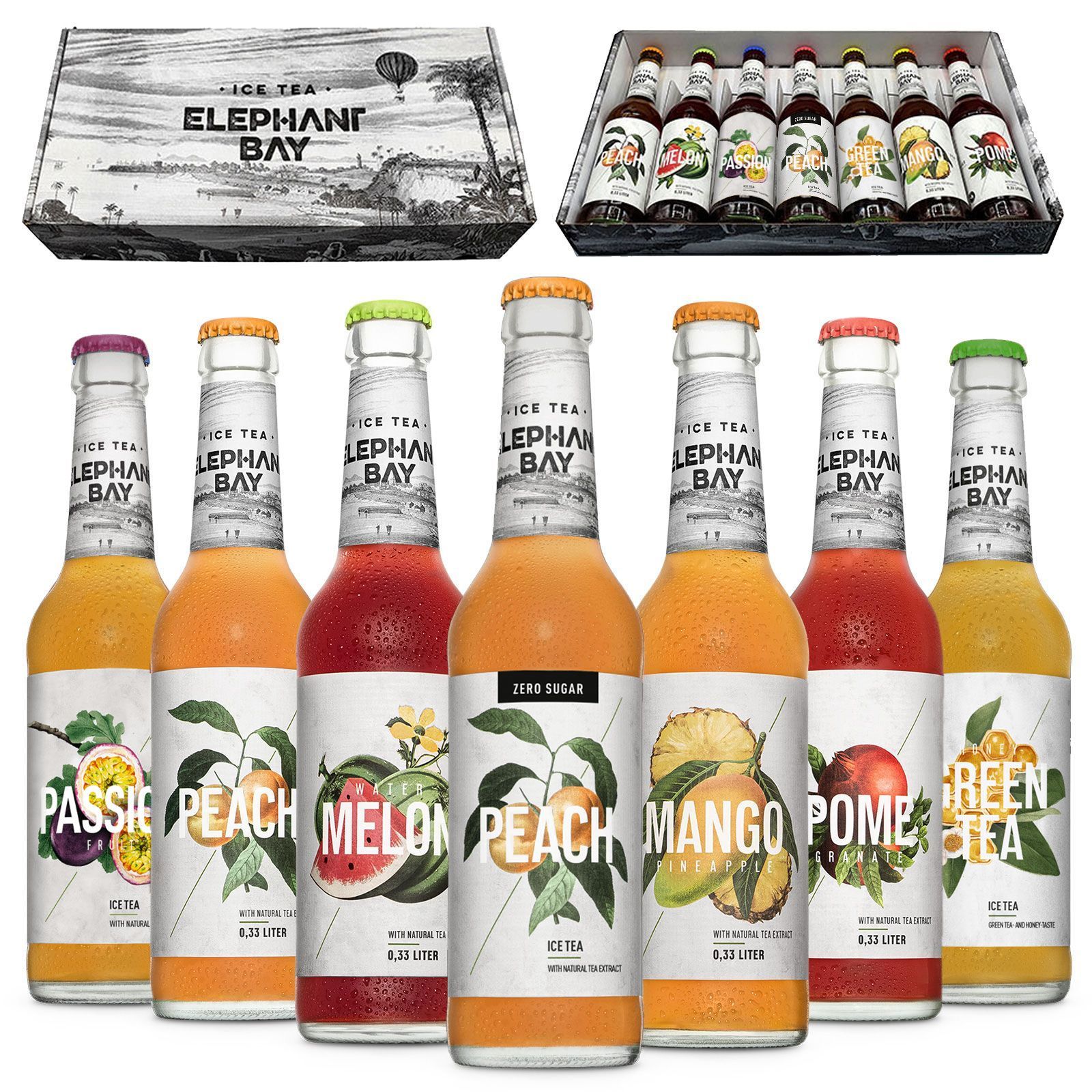 ICE TEA neue Edition Eistee Elephant Bay - 7 Sorten Probier Set ...