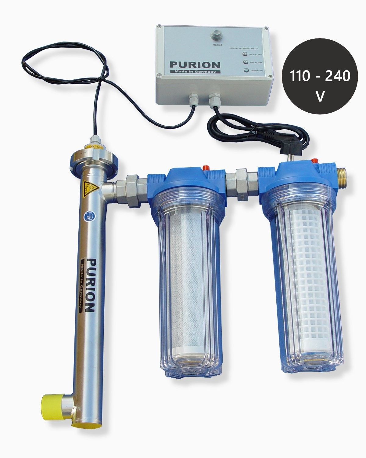 PURION 1000 Starter UVC Anlage mit Kompaktsystem Schwebstoff und ...