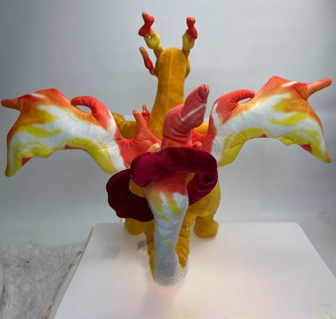 Pokemon Vmax Glurak Giga Charizard - Plüsch Figur Stofftier Kuscheltier ...