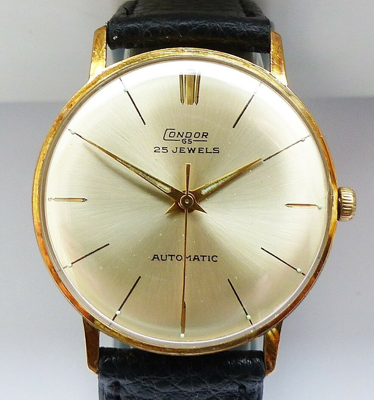 Schöne CONDOR 65 Automatic 25Jewels Seltene Herren Armbanduhr 60er ...