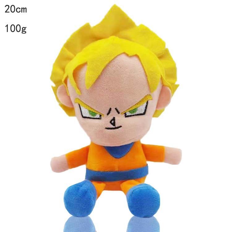 20cm Anime Super Saiyan Plüschtier Son Goku Muppet Kakarotto ...