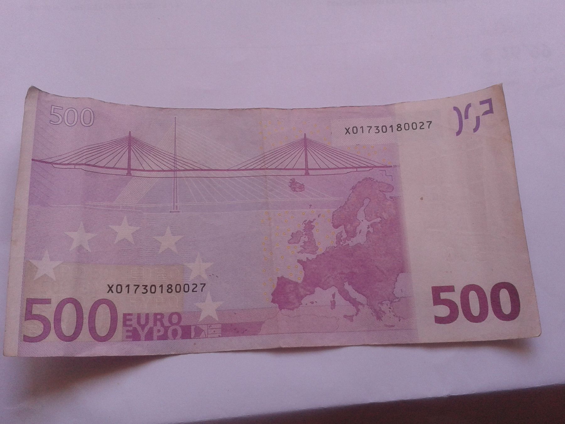 500 Euro Banknote Geldschein 2002 Wim Duisenberg Seltene XO Serie 500