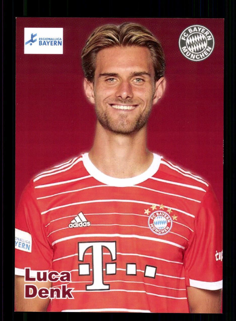 Luca Denk Autogrammkarte Bayern München Amateure 2022-23 gebraucht ...