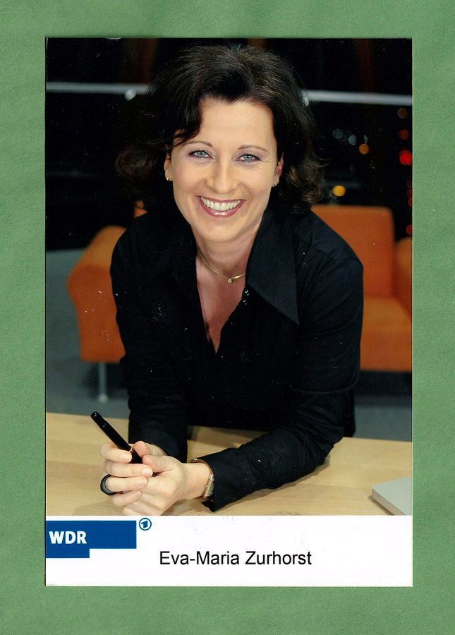 Eva-Maria Zurhorst (deutsche Moderatorin) - Autogrammkarte kaufen bei Hood.de