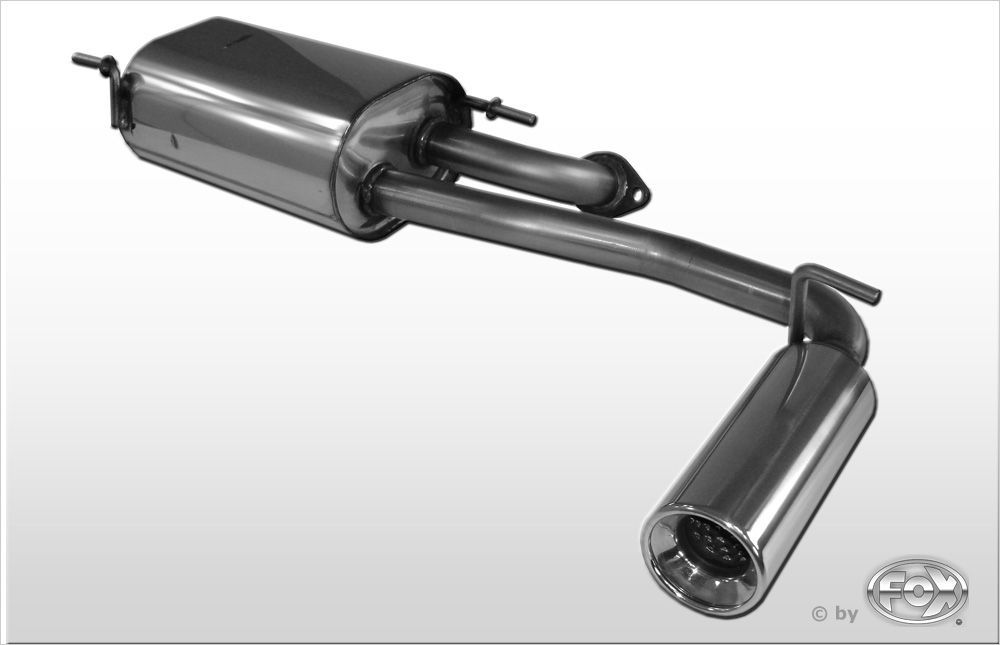 Fox Auspuff Sportauspuff Komplettanlage für Subaru Justy II 1.3l 50 ...