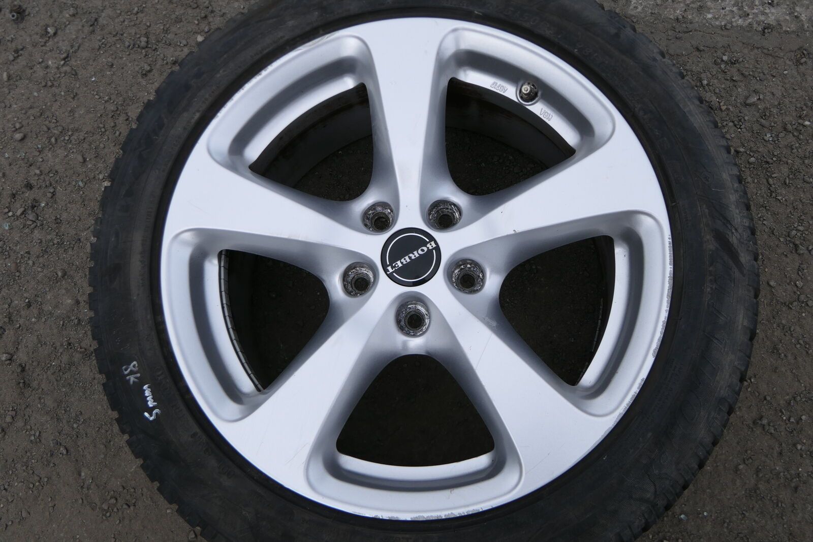 Audi A4 8K B8 Alufelgen Felgen Reifen 225/50 R17 98V M&S Borbet KBA ...