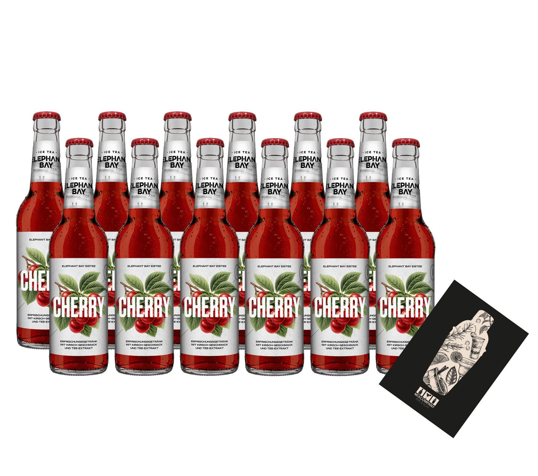 Elephant Bay ICE TEA Eistee Cherry Set - 12x Elephant Bay Kirsche je ...