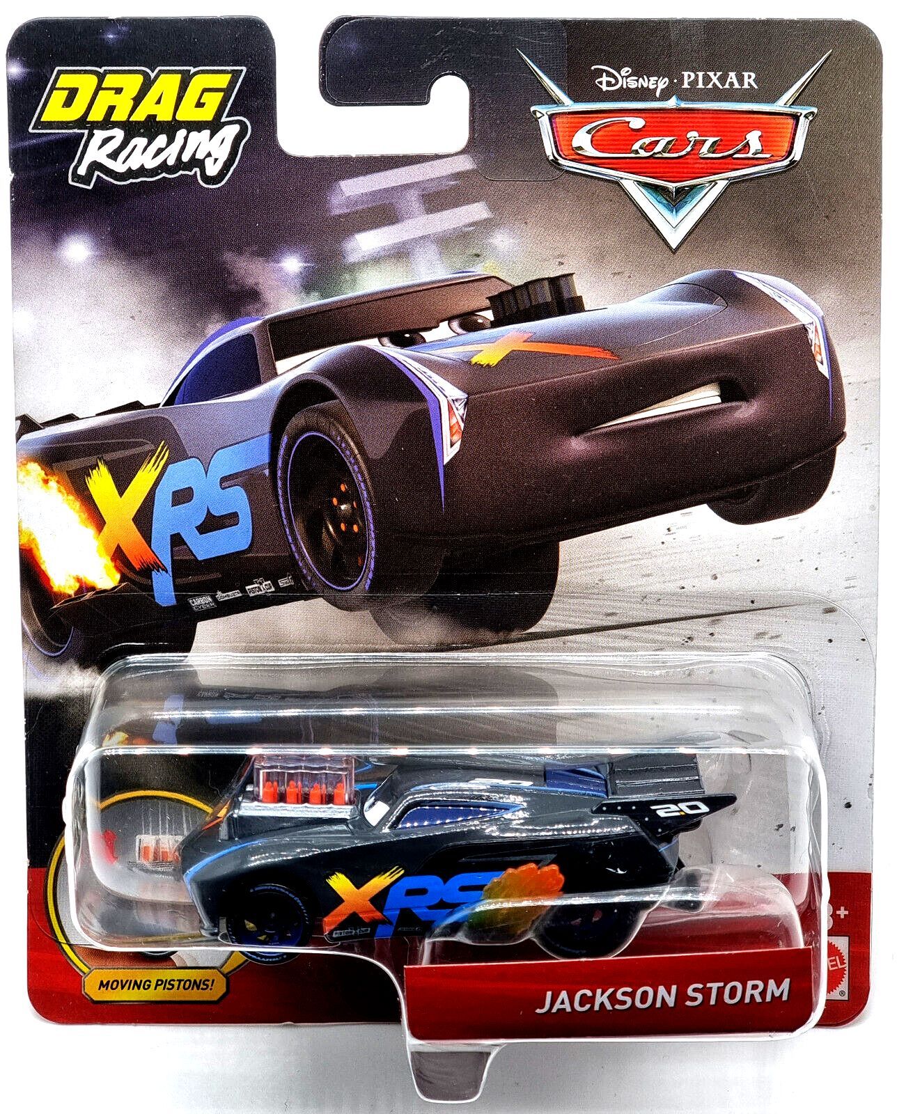 Disney PIXAR Cars XRS xtrene Racing Series Drag Racing GFV36 Jackson ...