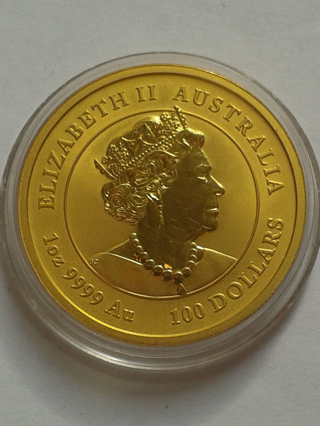 Original 100$ 2022 Australien Lunar Tiger 1 Unze Gold 9999er 100 ...