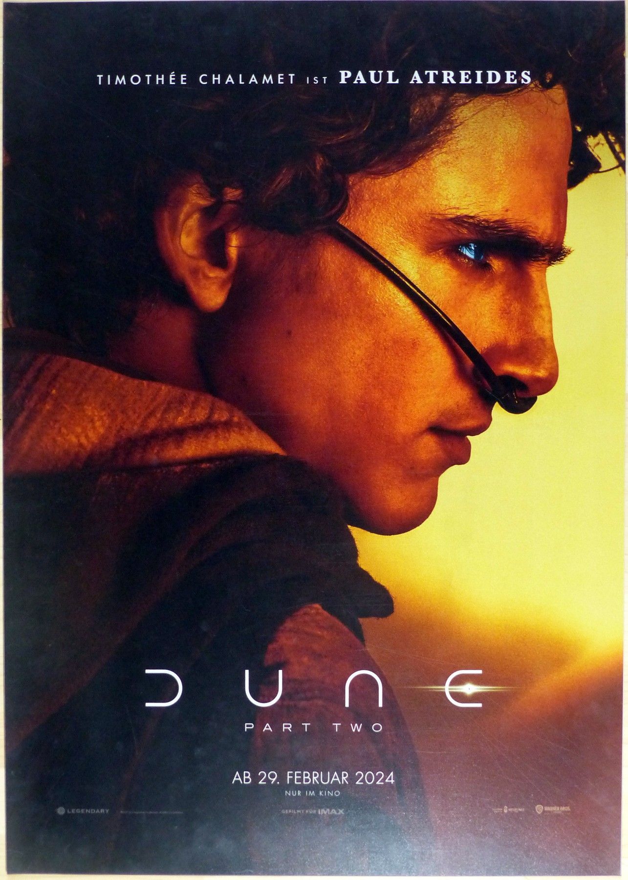 Dune: Part Two - Original Kinoplakat A1 - Paul Atreides -Timothée Chalamet-Filmposter kaufen bei ...
