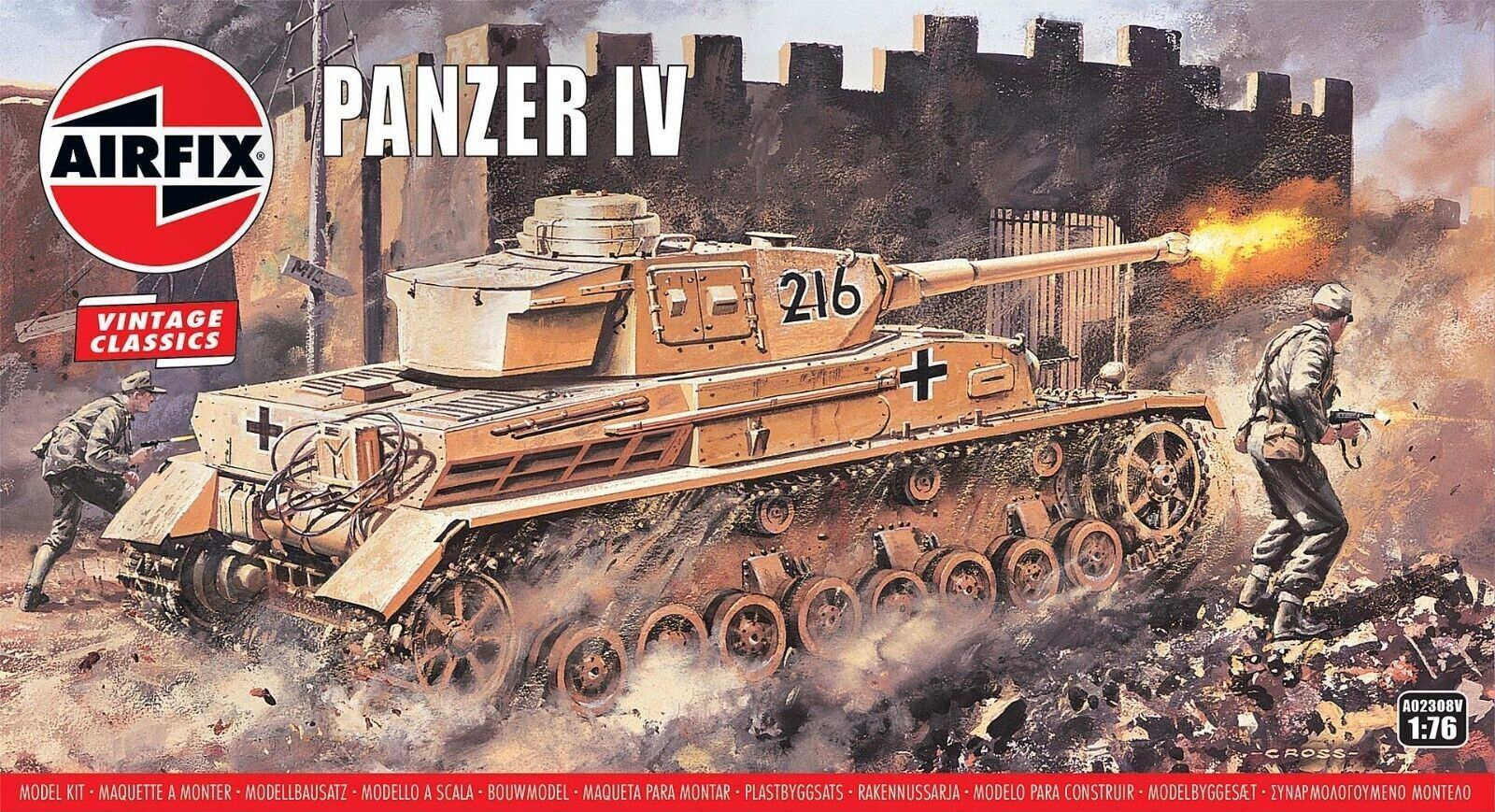 Airfix Panzer IV Tank in 1:76 1602308 Airfix A02308V Bausatz kaufen bei ...