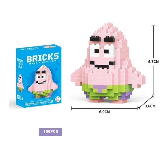 Nanoblock Bricks Mini Baustein Patrick Star kaufen bei Hood.de