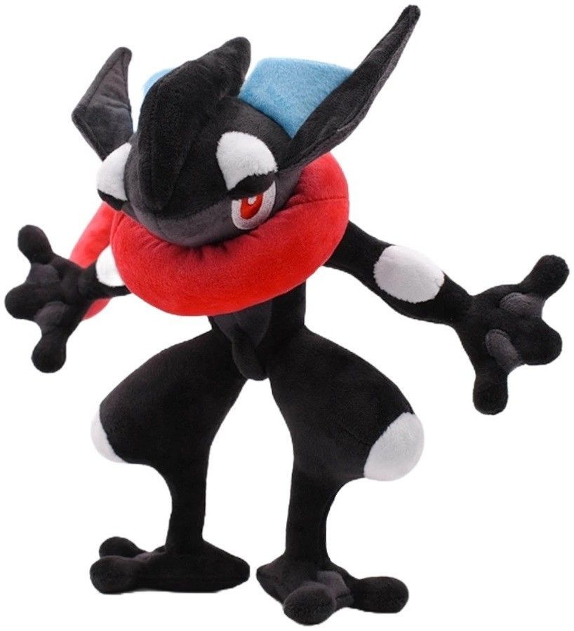 Shiny Greninja Pokemon Kuscheltier Plüschfigur - 30cm große Quajutsu ...