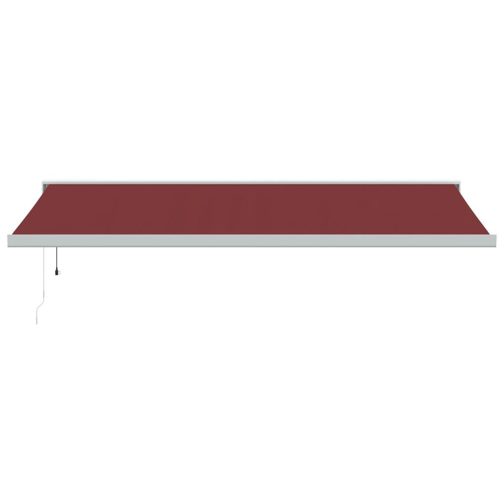 vidaXL Markise Automatisch Burgunderrot 500x300 cm kaufen bei Hood.de